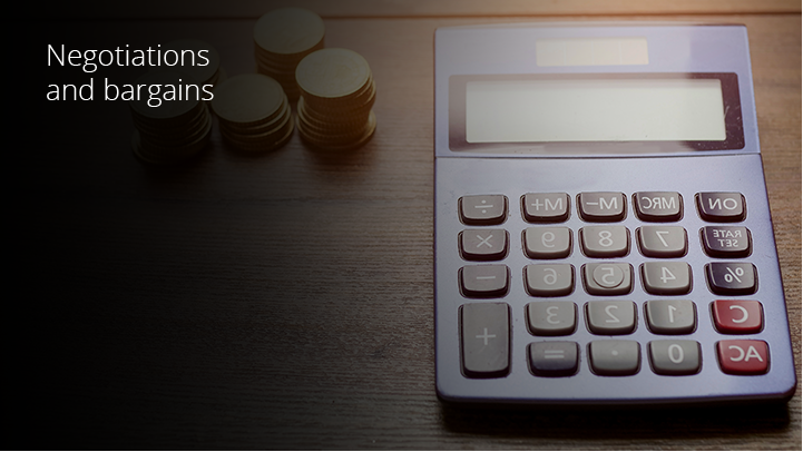 Negotiations and Bargains