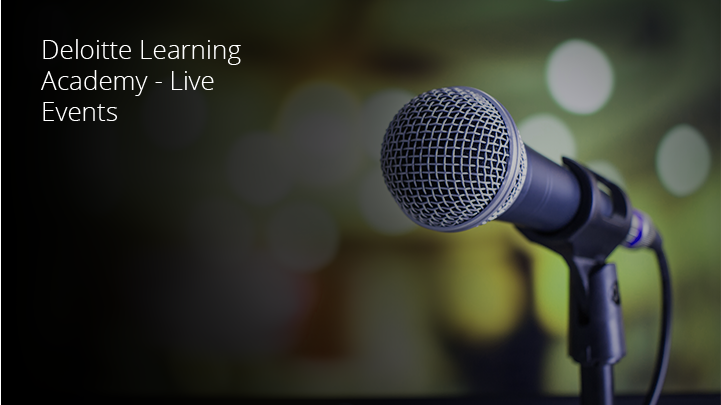 Deloitte Learning Academy Navigation and Features